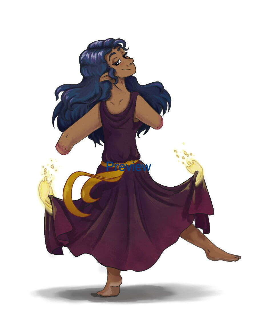 Character Art - Elf Warlock with Hand Prosthetic - Wyrmworks ...