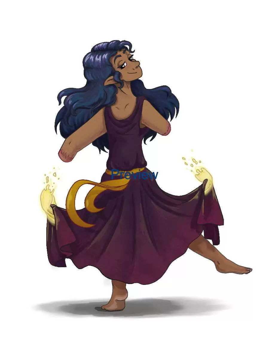 Character Art - Elf Warlock with Hand Prosthetic - Wyrmworks ...