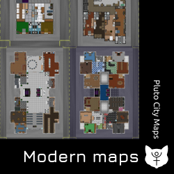 Roadside motel modern battlemap remastered - Pluto City Maps | Modern ...