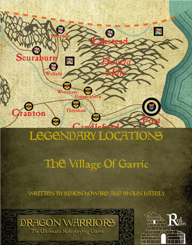 The Village of Garric - Red Ruin Publishing | Adventures in Legend | DriveThruRPG