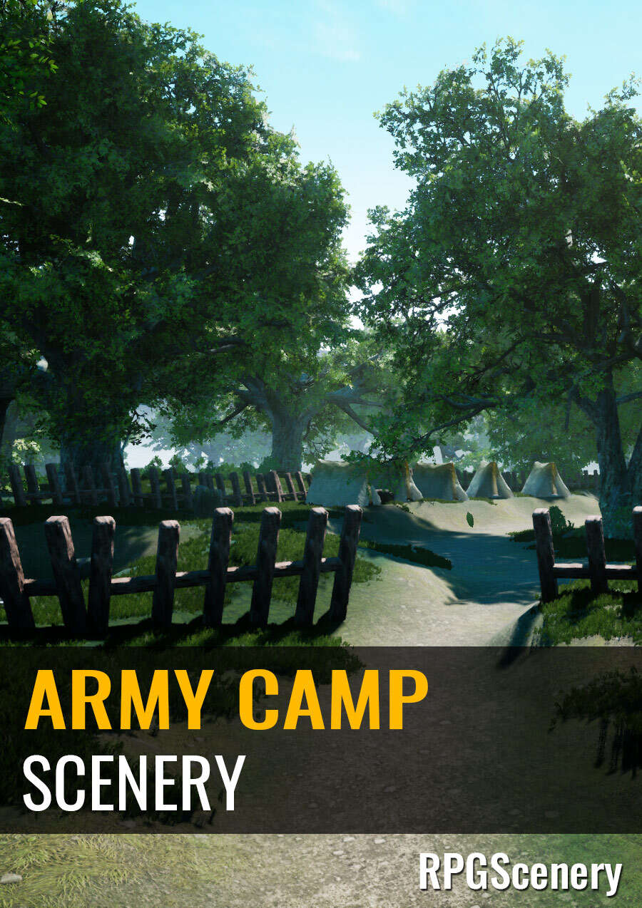 Army Camp Scenery - RPGScenery | DriveThruRPG