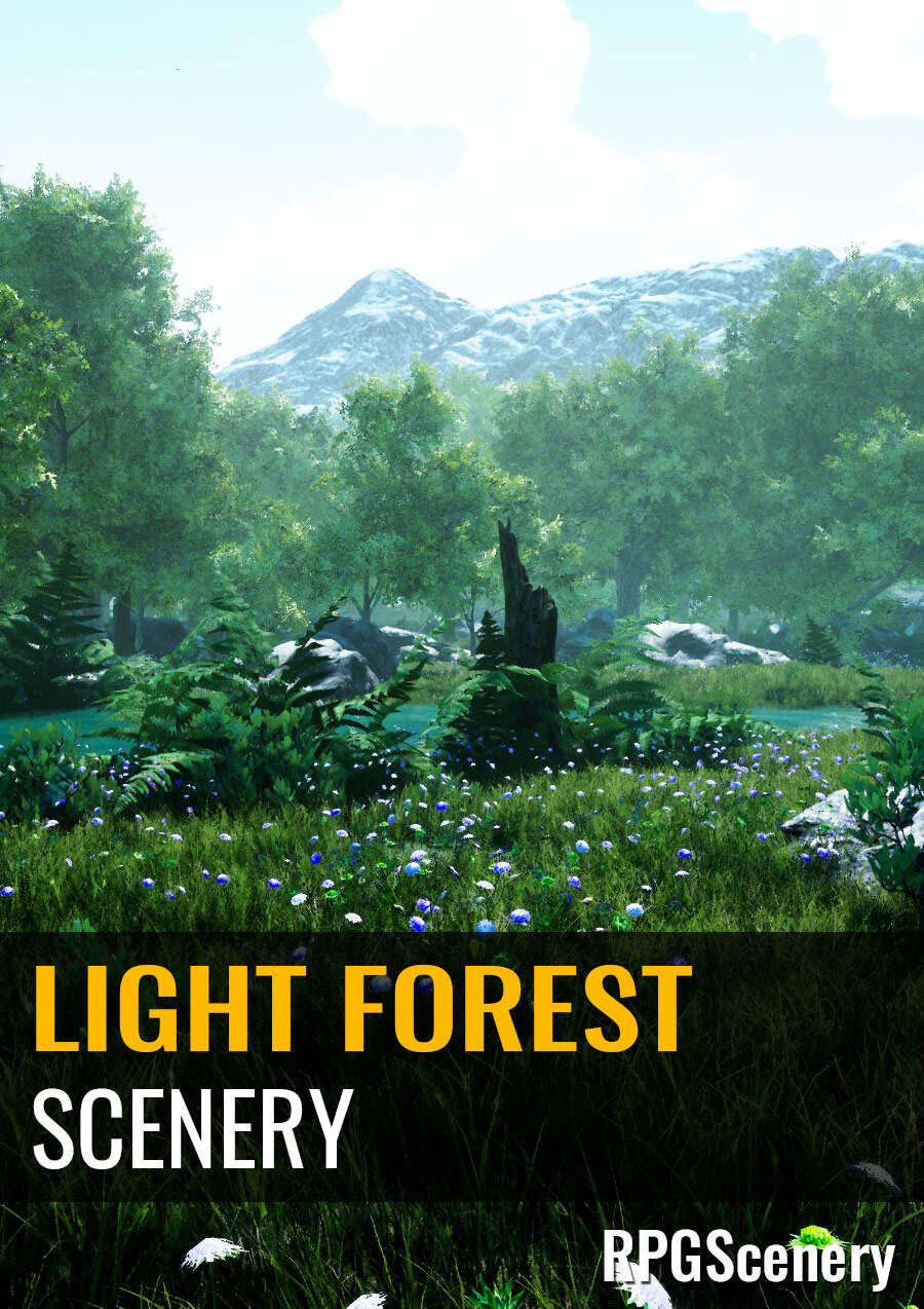 Light Forest Scenery - RPGScenery | DriveThruRPG