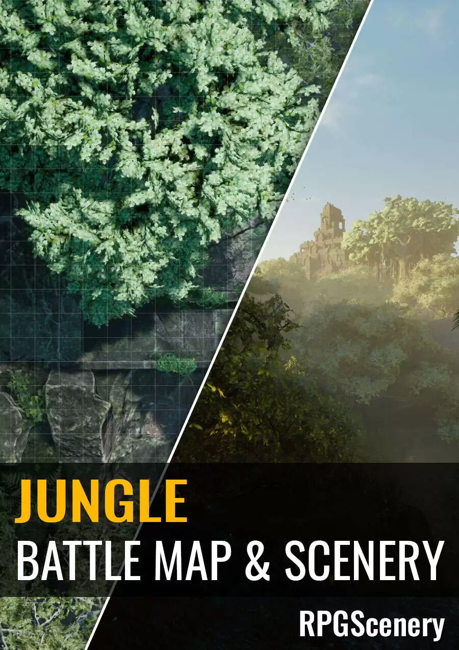 Jungle Battlemaps & Scenery - RPGScenery | DriveThruRPG