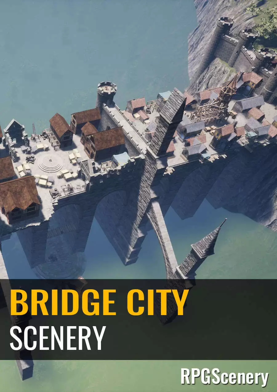Bridge City Scenery - RPGScenery | DriveThruRPG