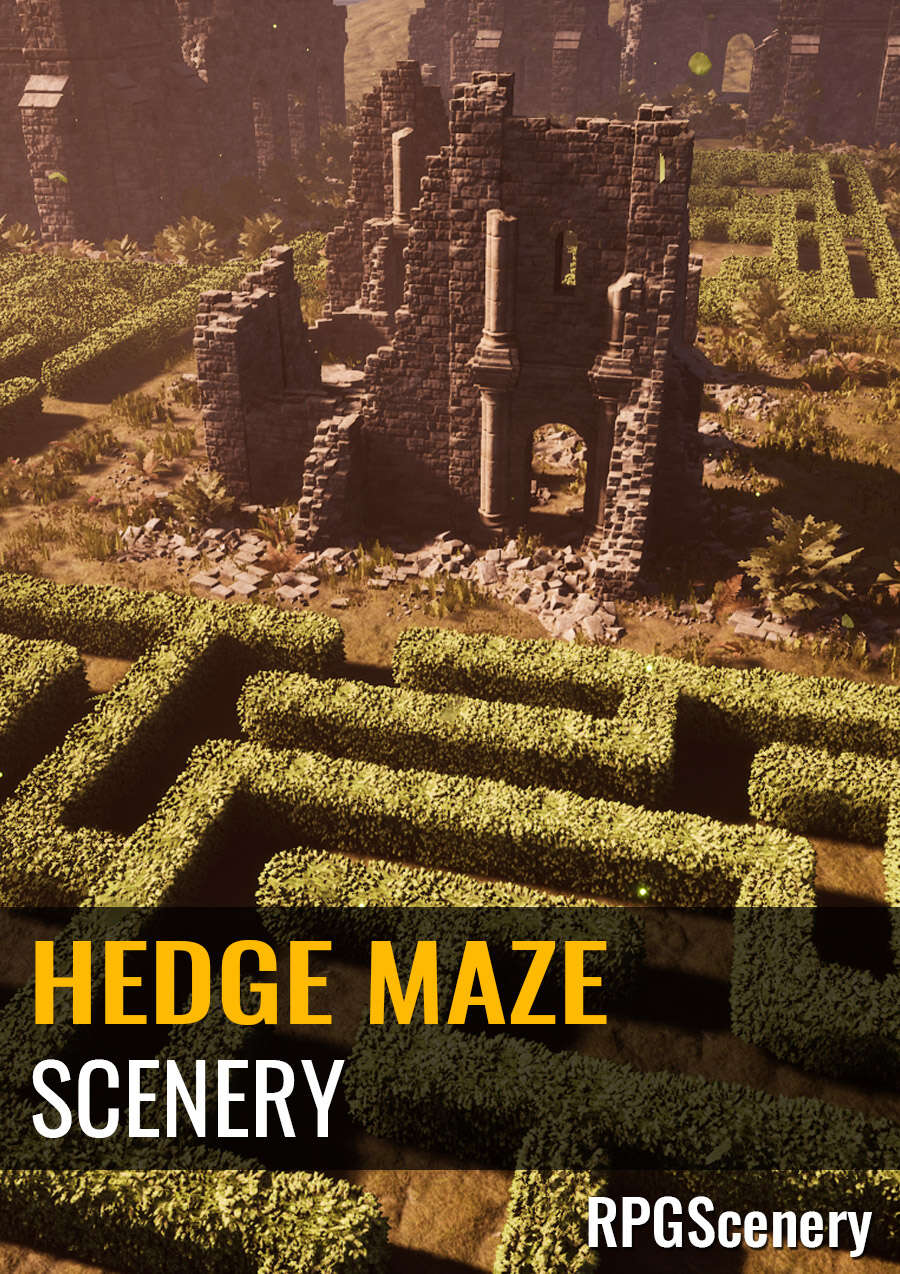 Hedge Maze Scenery - RPGScenery | DriveThruRPG