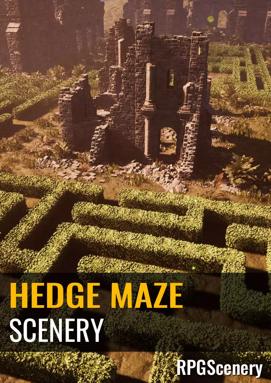 Hedge Maze Scenery - RPGScenery | DriveThruRPG