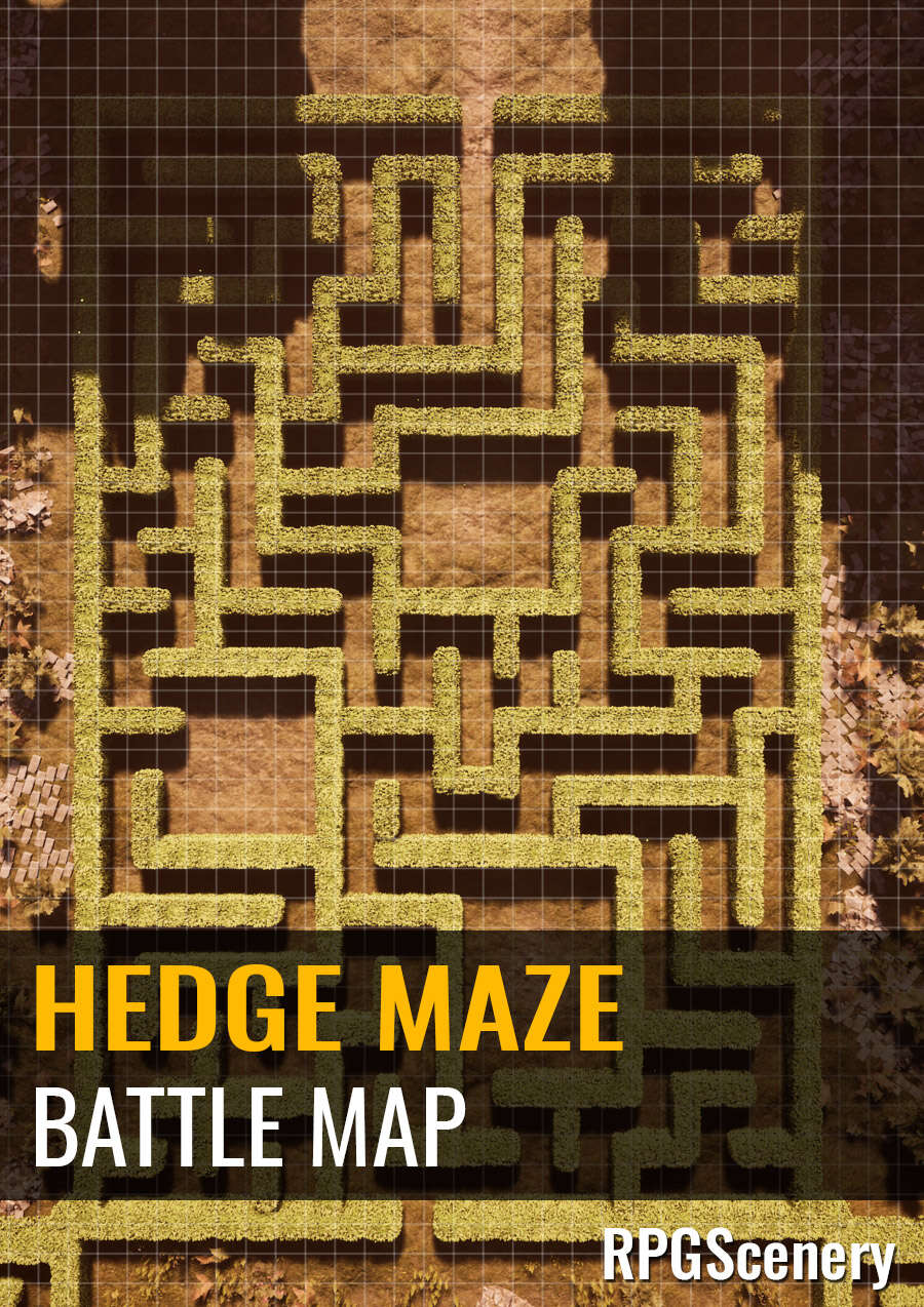 Hedge Maze Battlemaps - RPGScenery | DriveThruRPG