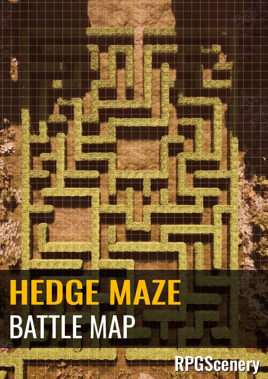 Hedge Maze Battlemaps - RPGScenery | DriveThruRPG