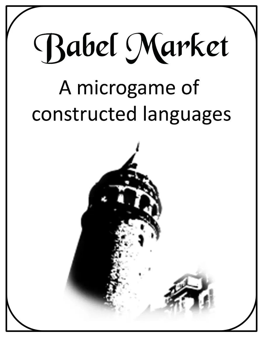 Babel Market - a Microgame of Constructed Languages - Arcane Impact ...