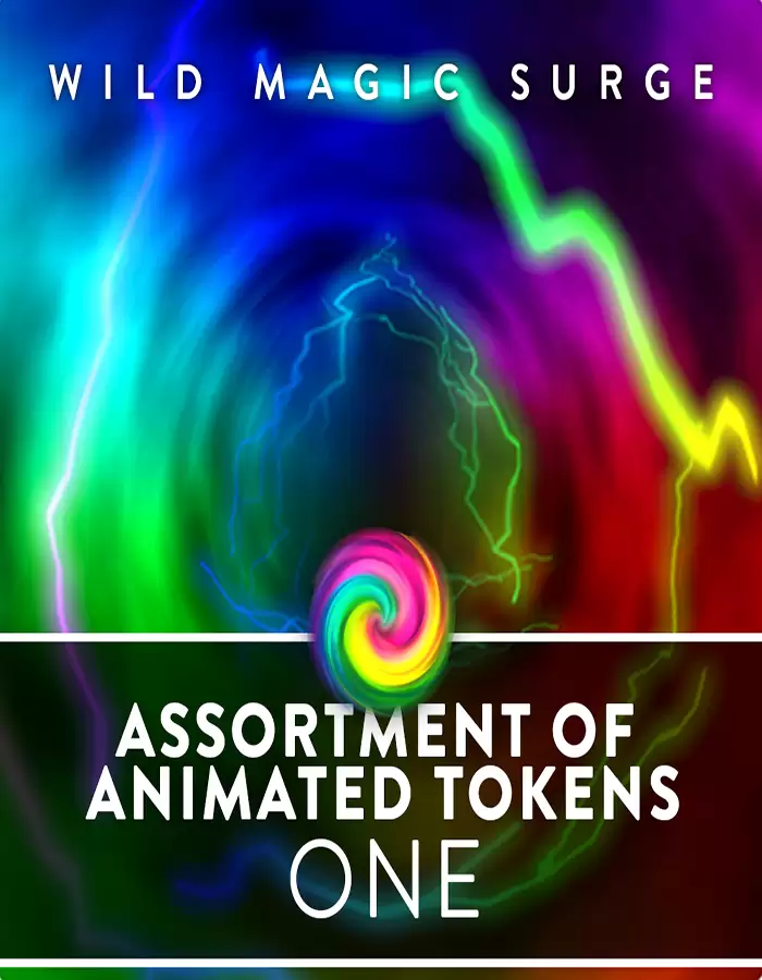 Animated VTT Assortment of Tokens One - Wild Magic Surge | DriveThruRPG