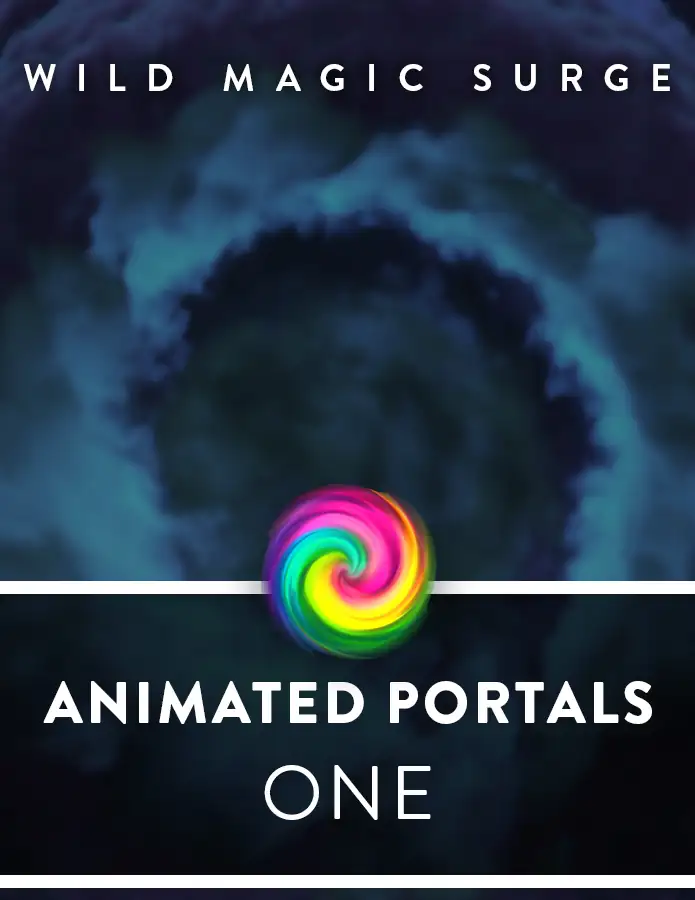Animated Portal Tokens - One - Wild Magic Surge | DriveThruRPG