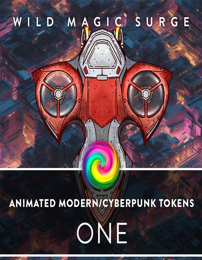 Animated VTT Cyberpunk - Token Pack 1 - Wild Magic Surge | DriveThruRPG