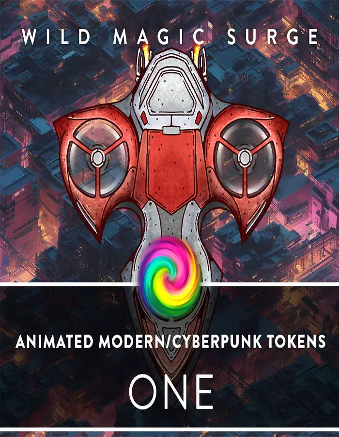 Animated VTT Cyberpunk - Token Pack 1 - Wild Magic Surge | DriveThruRPG