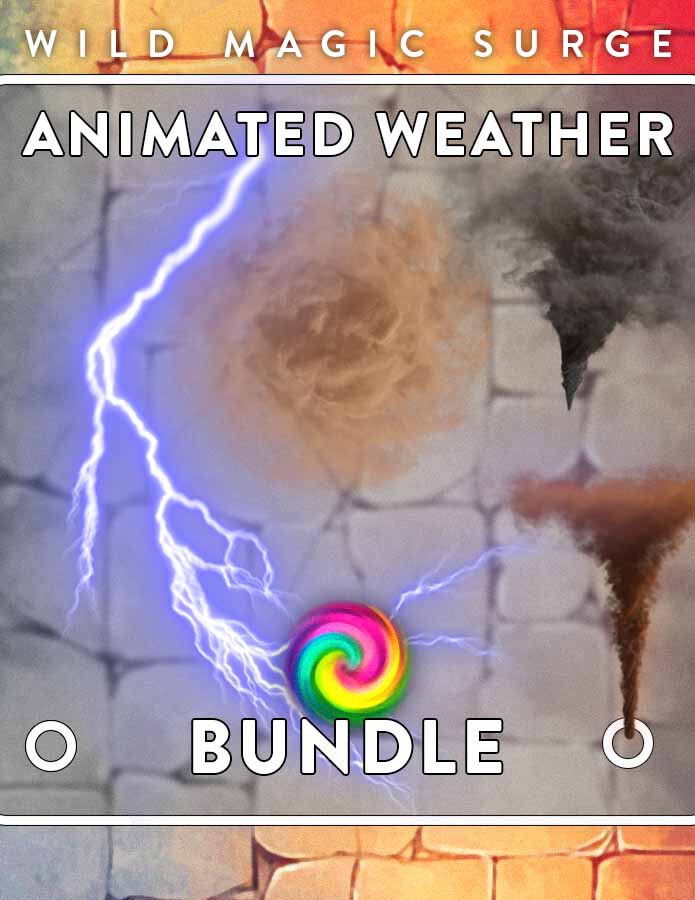 Animated VTT Weather Snow, Rain & Tornadoes [BUNDLE] - Wild Magic Surge | DriveThruRPG