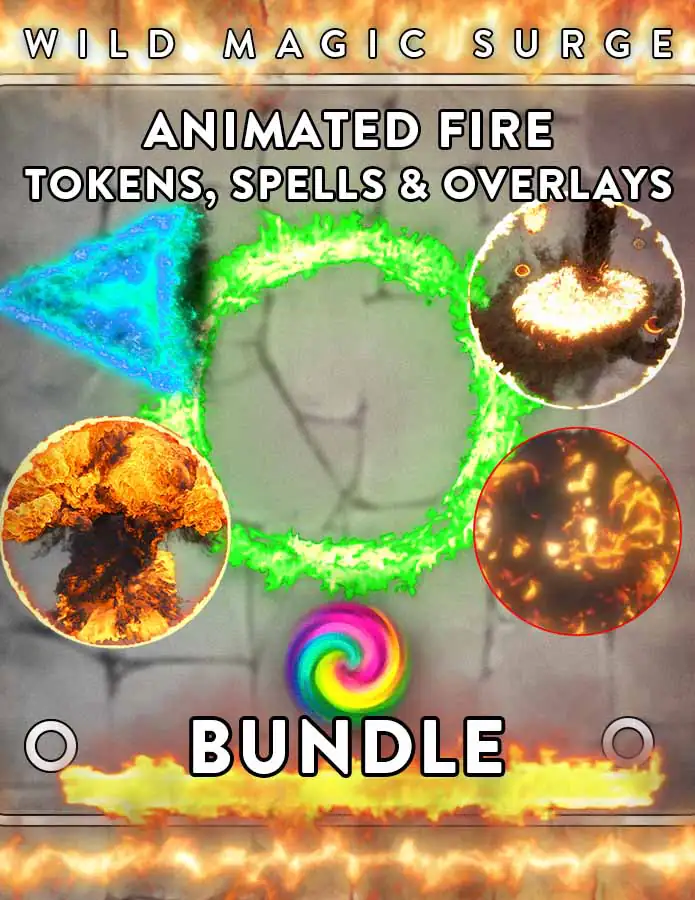 Animated VTT Fire [BUNDLE] - Wild Magic Surge | DriveThruRPG