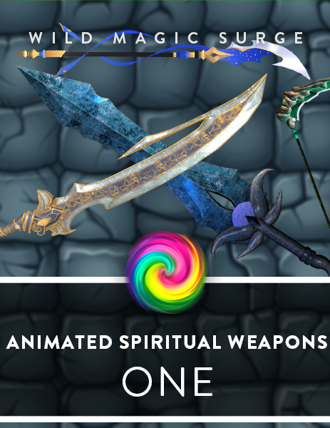 Animated Spiritual Weapons - One - Wild Magic Surge | DriveThruRPG