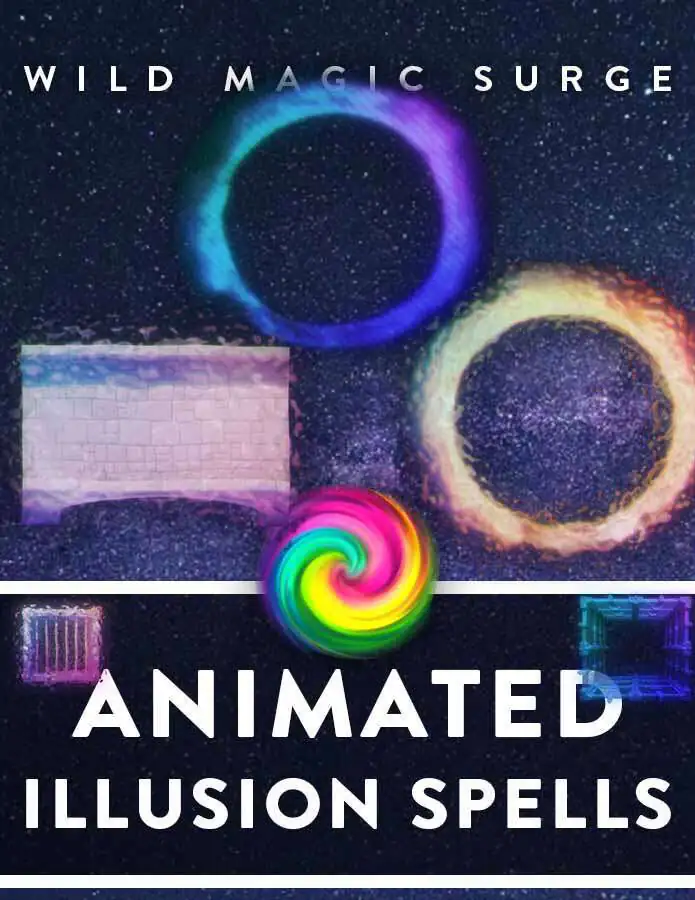 Animated - Illusion Spells - Wild Magic Surge | DriveThruRPG