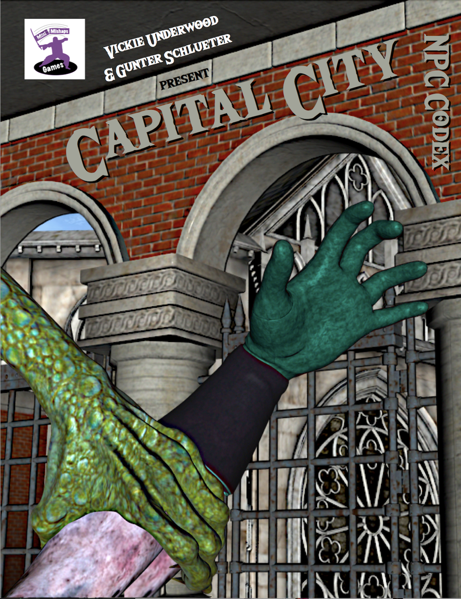 Capital City Codex (50+ NPCs) - MiniMishaps Games | DriveThruRPG