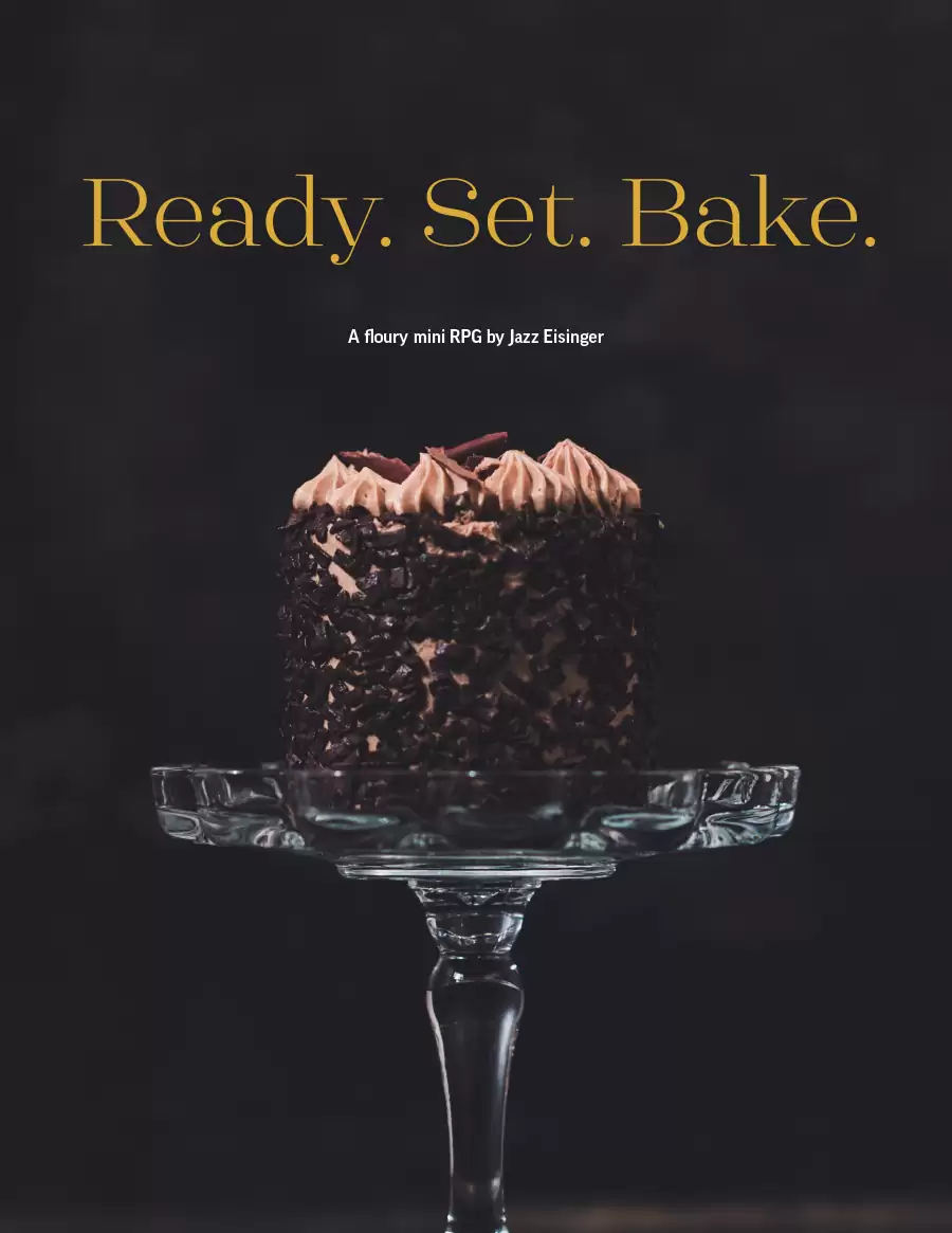 Ready Set Bake - Sunken Rust Games | DriveThruRPG
