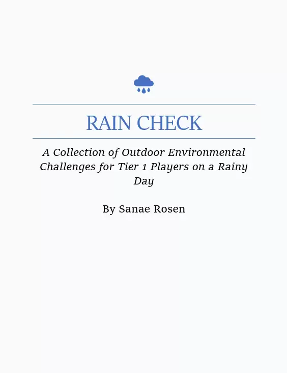 Rain Check - Seedling Games | DriveThruRPG