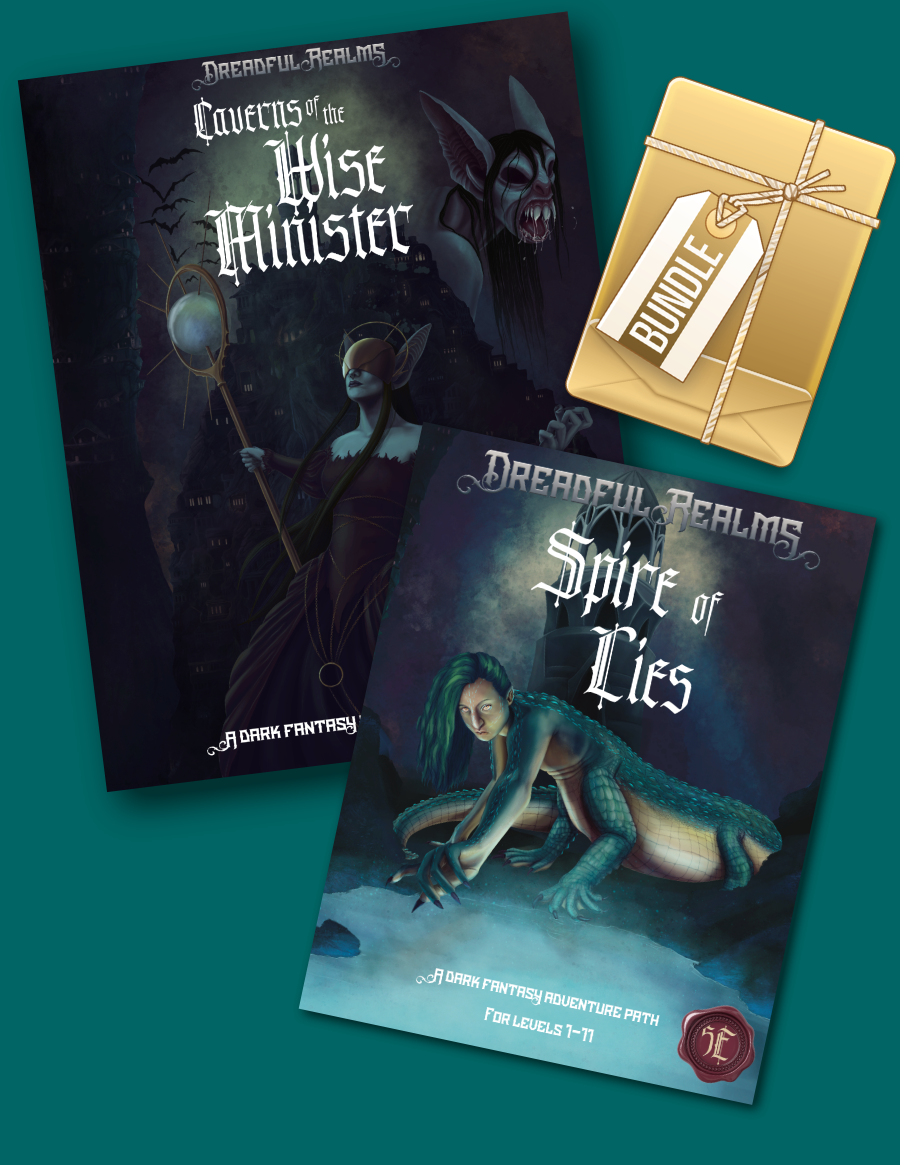 Dreadful Realms - Dark Fantasy Setting & Adventure Path [BUNDLE] - Ex ...