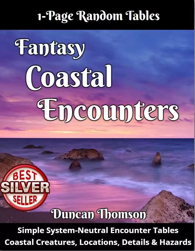 Coastal Encounters - Fantasy One Page Random Tables - Chaos Gen | 1 ...