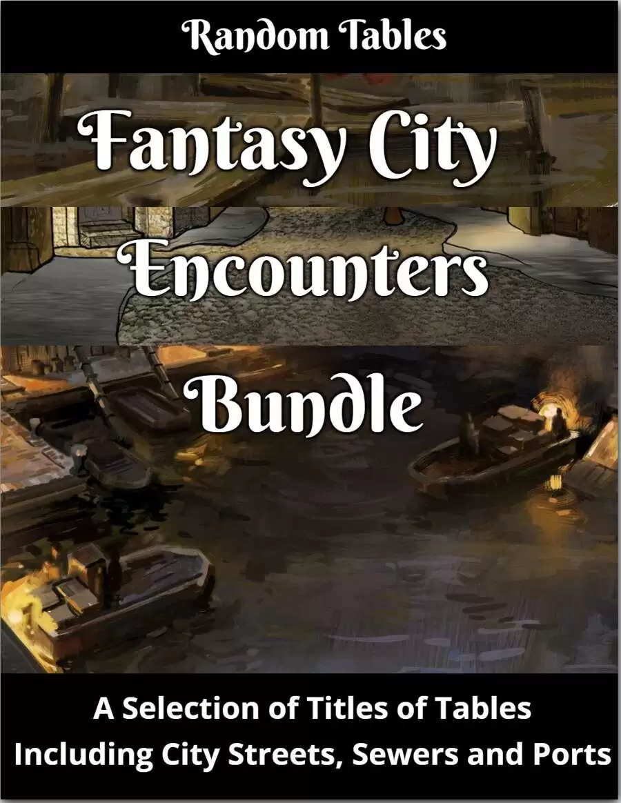 Fantasy City Encounters Bundle [BUNDLE] - Chaos Gen | Fantasy City ...
