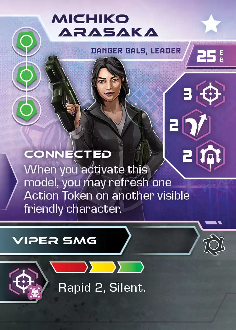 Veteran Michiko Arasaka (Danger Gals) - Monster Fight Club | DriveThruRPG