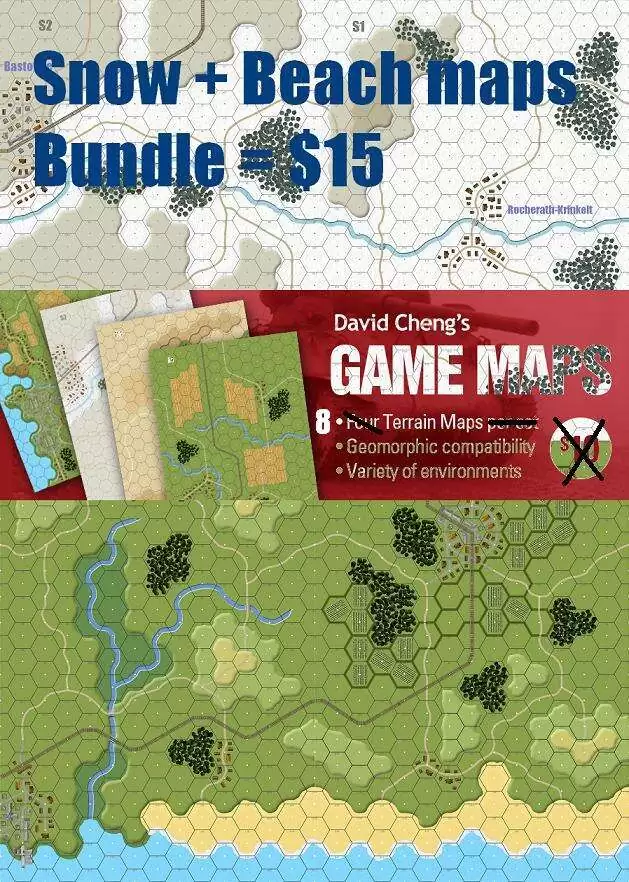 Snow + Beach maps Bundle - Homeland Workshop | DriveThruRPG