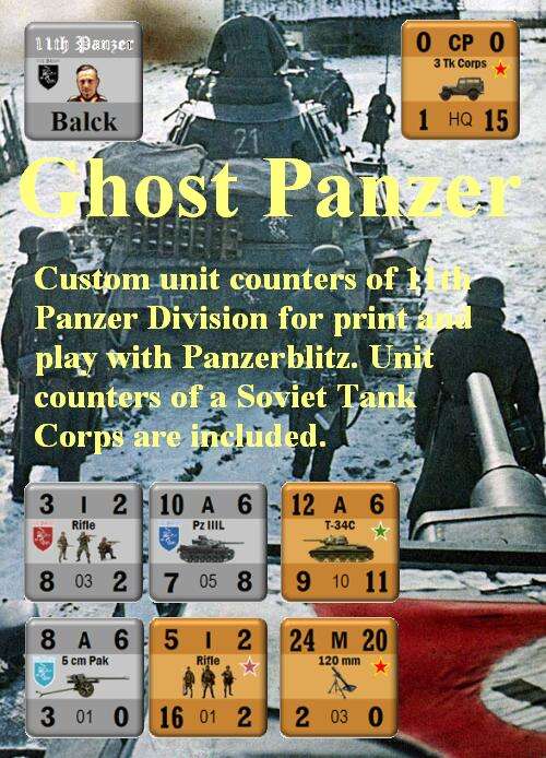 Custom Panzerblitz counters for 11th Panzer & 3rd Tank Corps - Homeland ...
