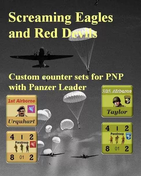 Custom Panzer Leader counters for U.S. 101 Airborne & British 1st ...