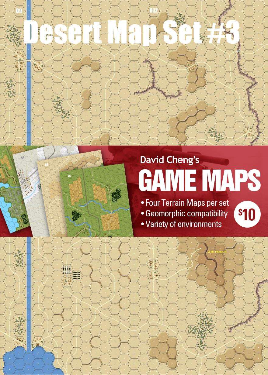 Desert Map set #3 (D9, D10, D11 & D12) - Homeland Workshop | DriveThruRPG