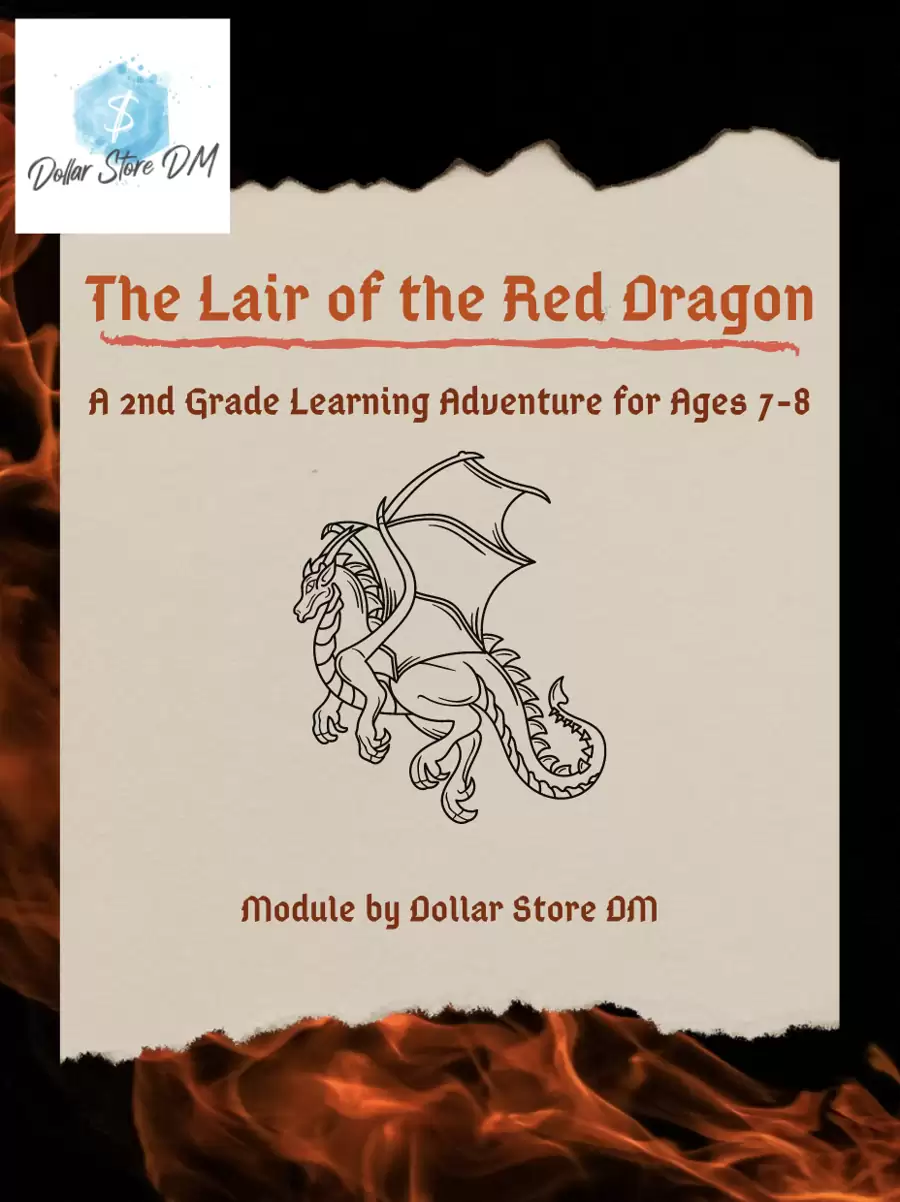 The Lair of the Red Dragon: Learning Adventure for ages 7-8 (2nd Grade ...