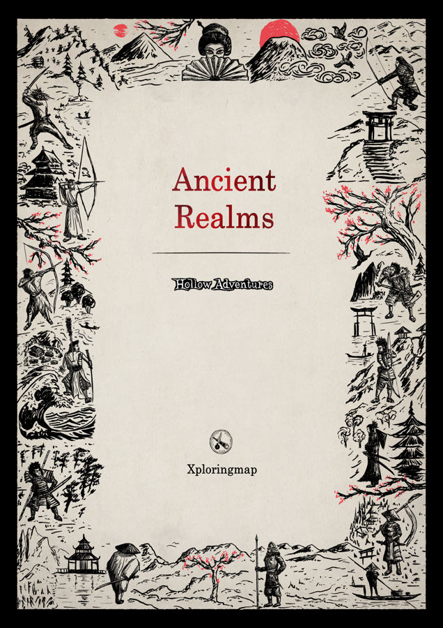 Ancient Realms - Hollow Adventures - Xploringmap | DriveThruRPG