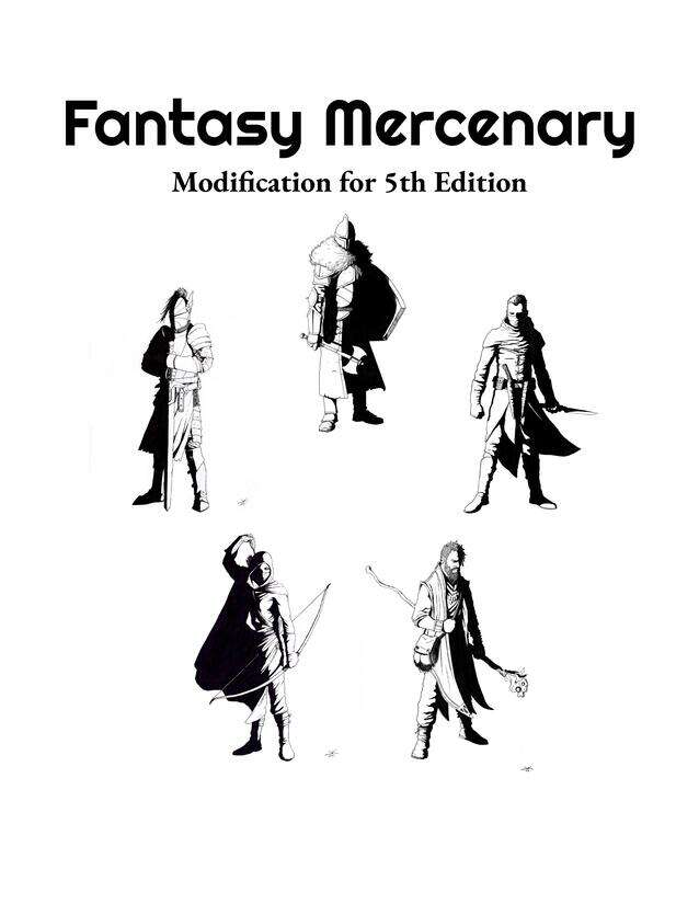 Fantasy Mercenary version 2 - Cuervo Games | DriveThruRPG