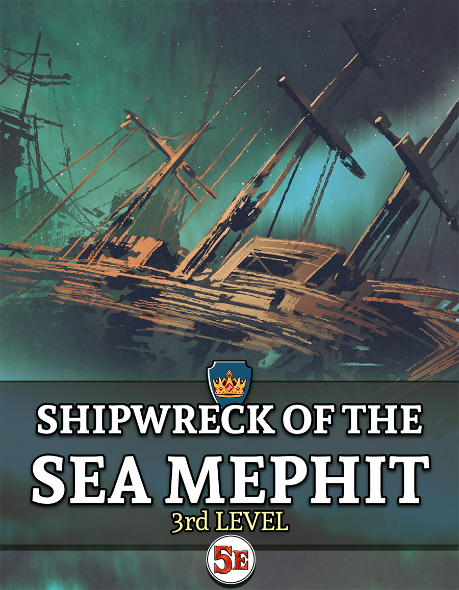 Adventure Pack: Shipwreck of the Sea Mephit - Adventures Await Studios ...