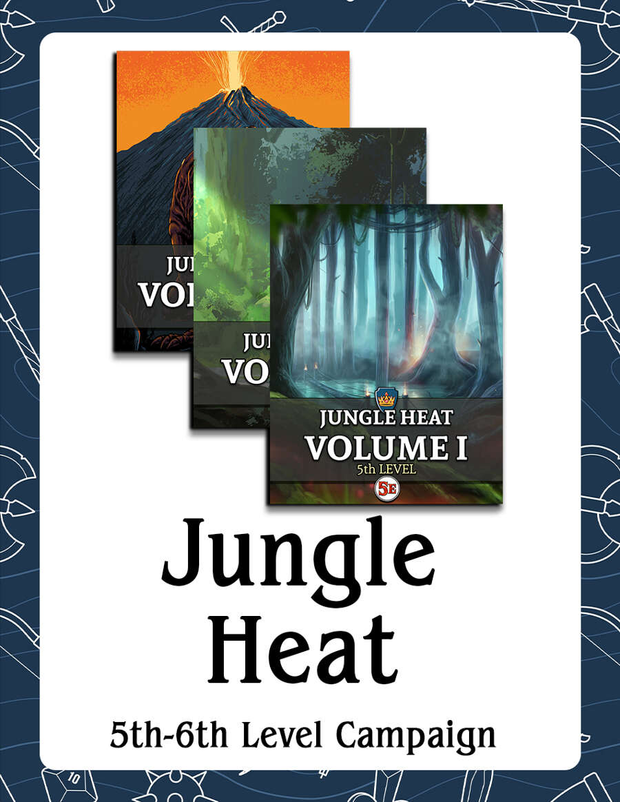 Adventure Pack: Jungle Heat - Adventures Await Studios | DriveThruRPG
