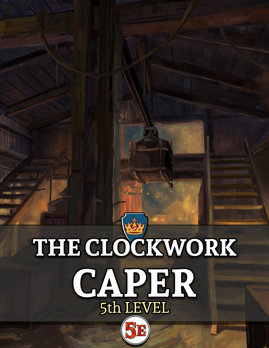 Adventure Pack: The Clockwork Caper - Adventures Await Studios | DriveThruRPG