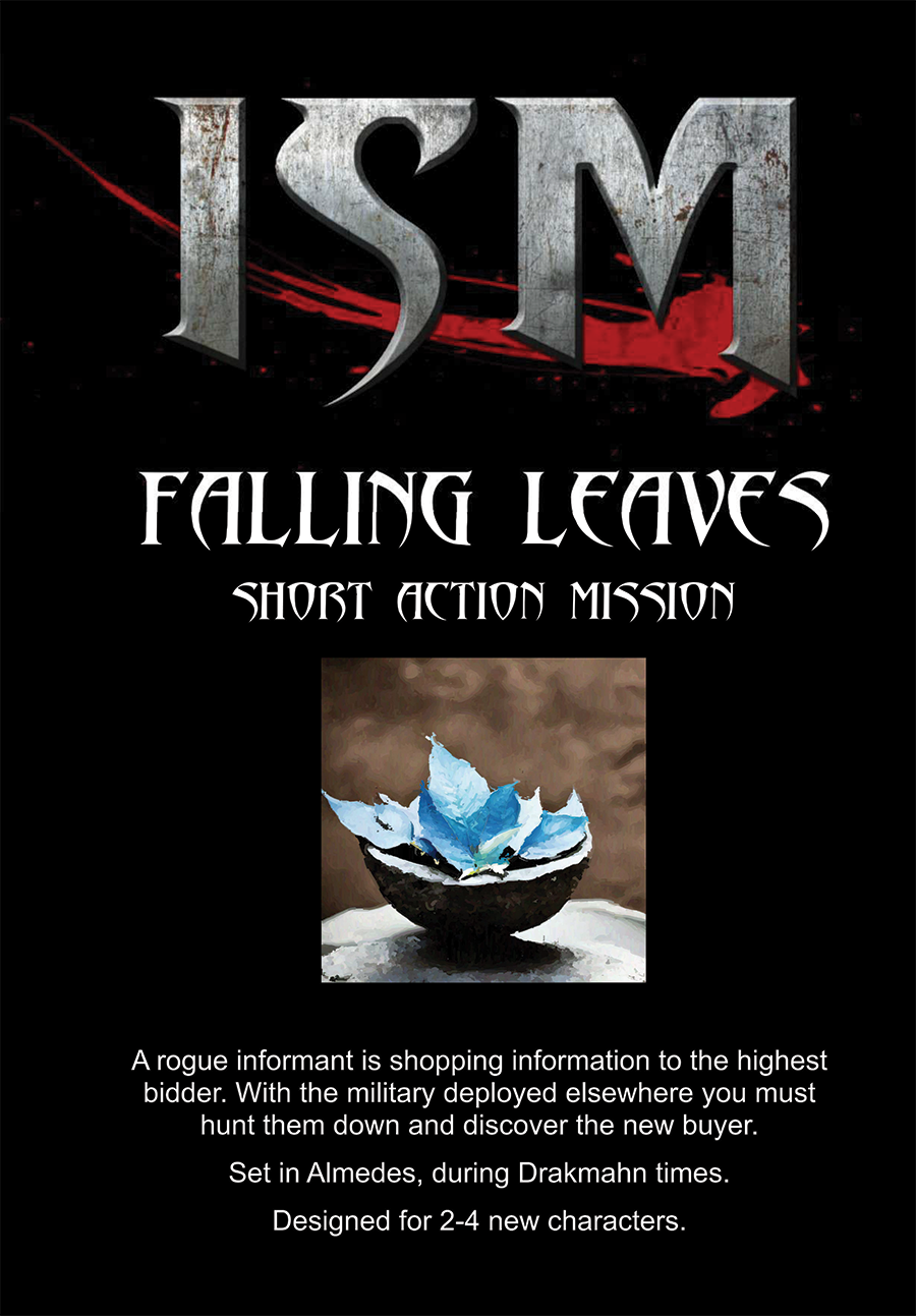 ISM Short Action Mission: Falling Leaves - ISMRPG | DriveThruRPG