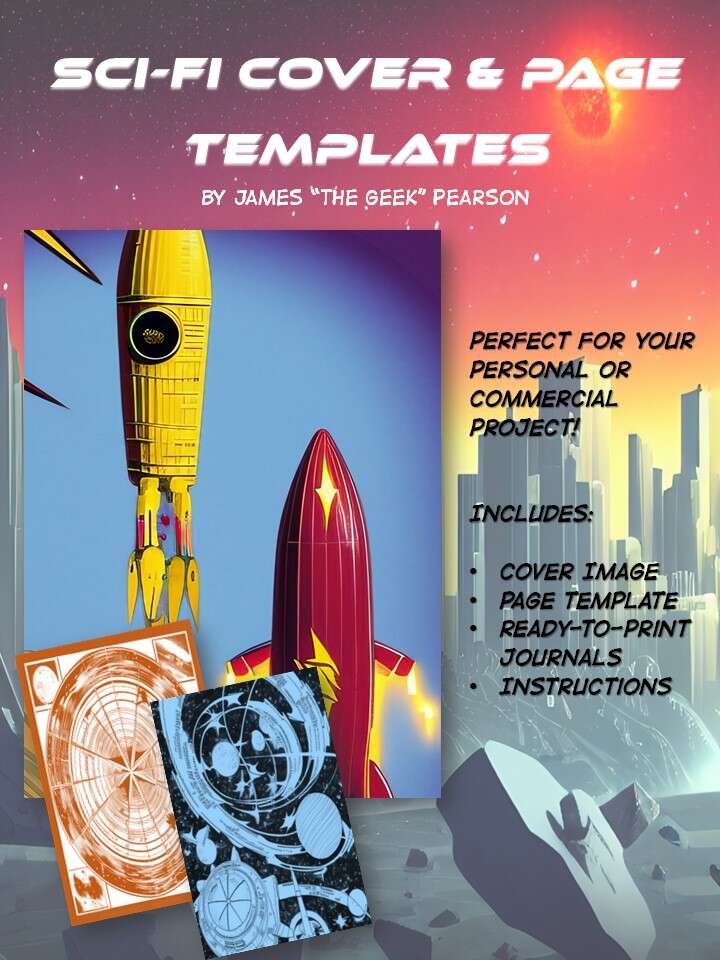 Flash Future - Cover and Page Template and Journals - James "The Geek ...