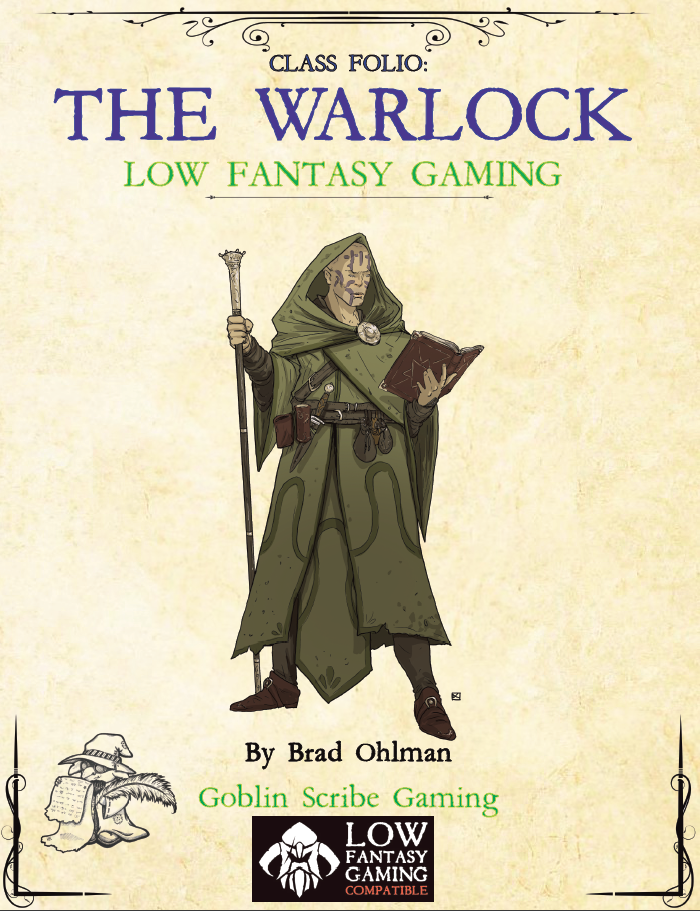 Low Fantasy Gaming: Class Folio - The Warlock - Goblin Scribe Gaming ...