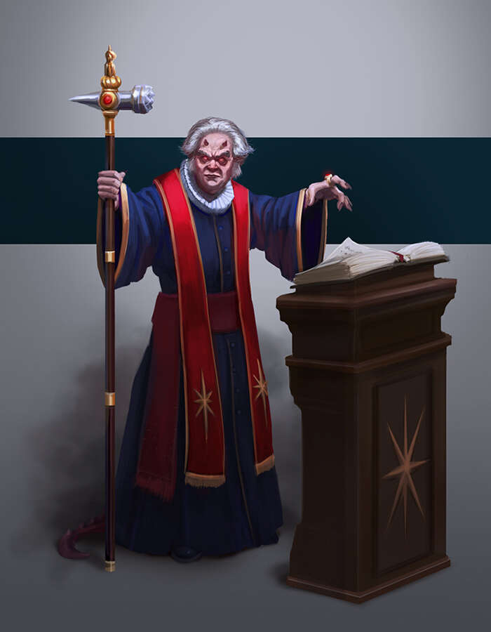 Priest Old Erik RPG stock art - Comettant Art | DriveThruRPG