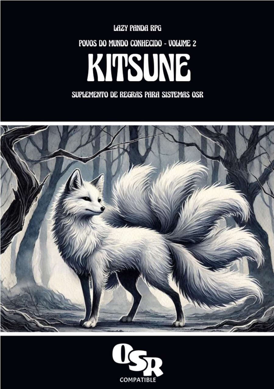 Povos do Mundo Conhecido - Volume 02 - Kitsune - Lazy Panda RPG | Povos | DriveThruRPG
