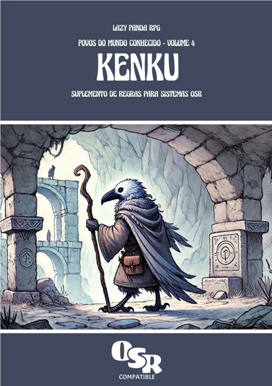 Povos do Mundo Conhecido - Volume 04 - Kenku - Lazy Panda RPG | Povos | DriveThruRPG