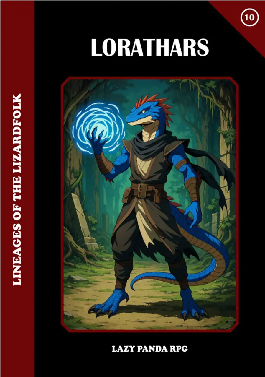 Lizardfolk Lineages_Volume 10_Lorathars - Lazy Panda RPG | Lizardfolk ...