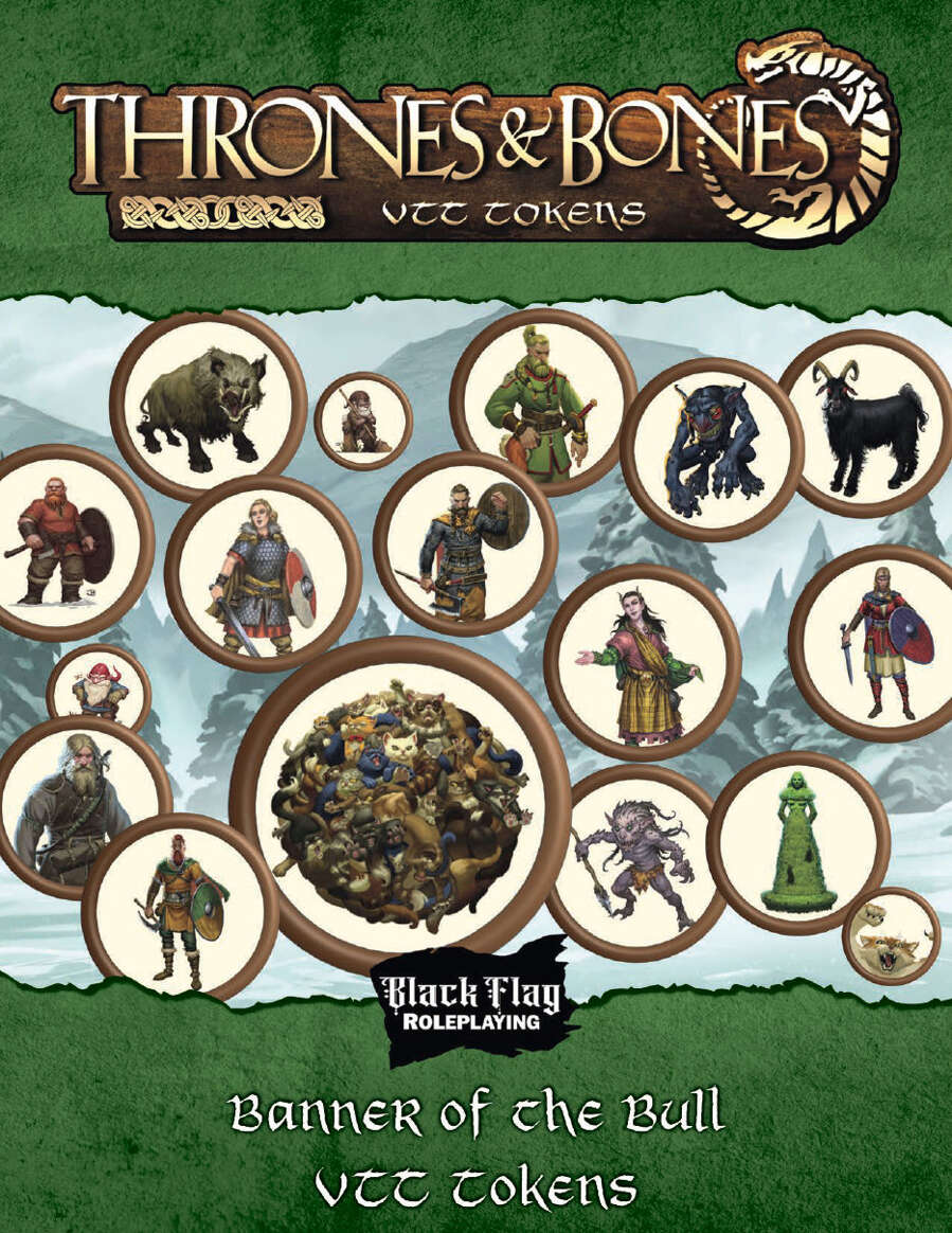 Thrones & Bones: Banner of the Bull VTT Tokens - Lazy Wolf Studios ...