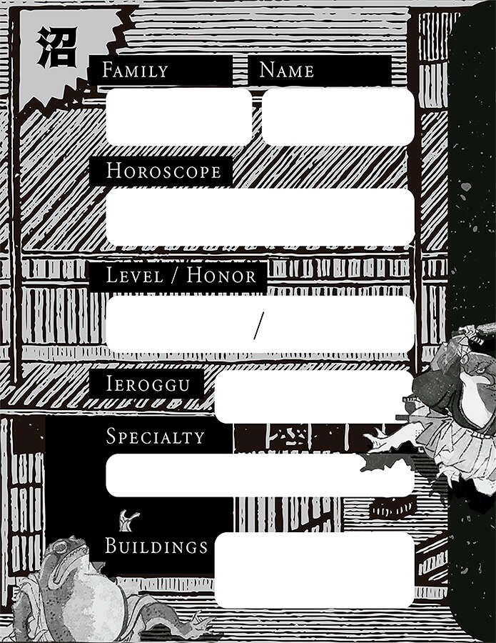 Numa Character Sheet - Rolim´s Brothers | DriveThruRPG