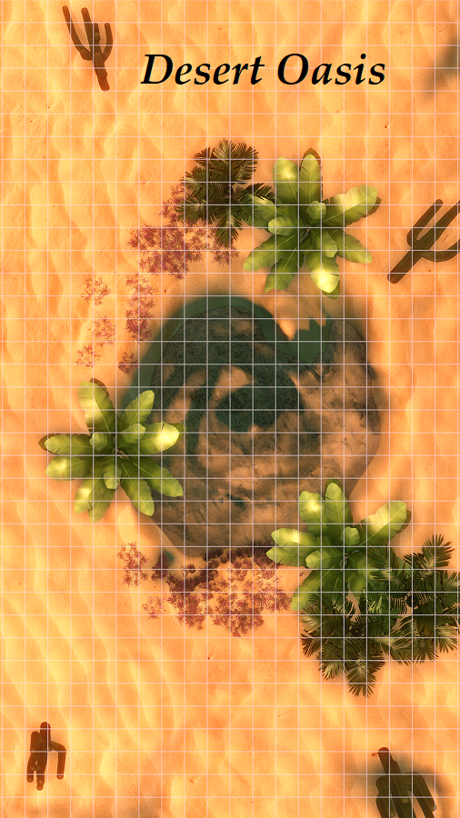 Desert Oasis - A-ron's Maps & Stuff | A-ron's Maps & Stuff | DriveThruRPG