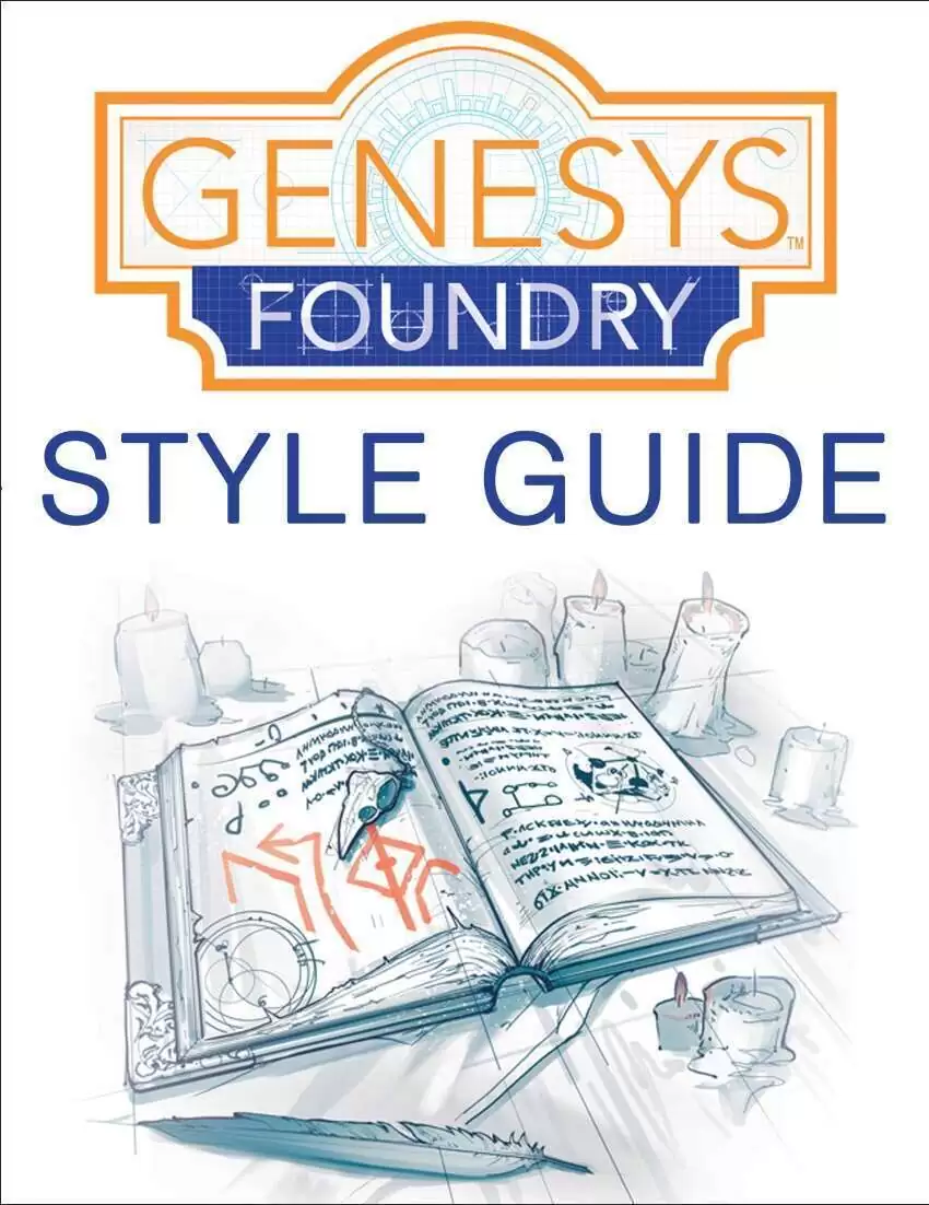 Genesys Foundry: Style Guide - EDGE Studio | Genesys | DriveThruRPG