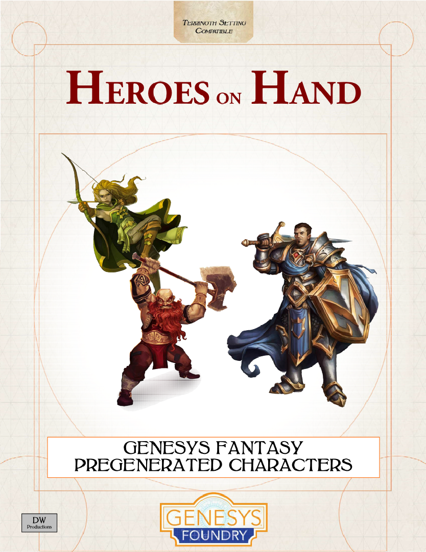 Heroes on Hand - EDGE Studio | DriveThruRPG
